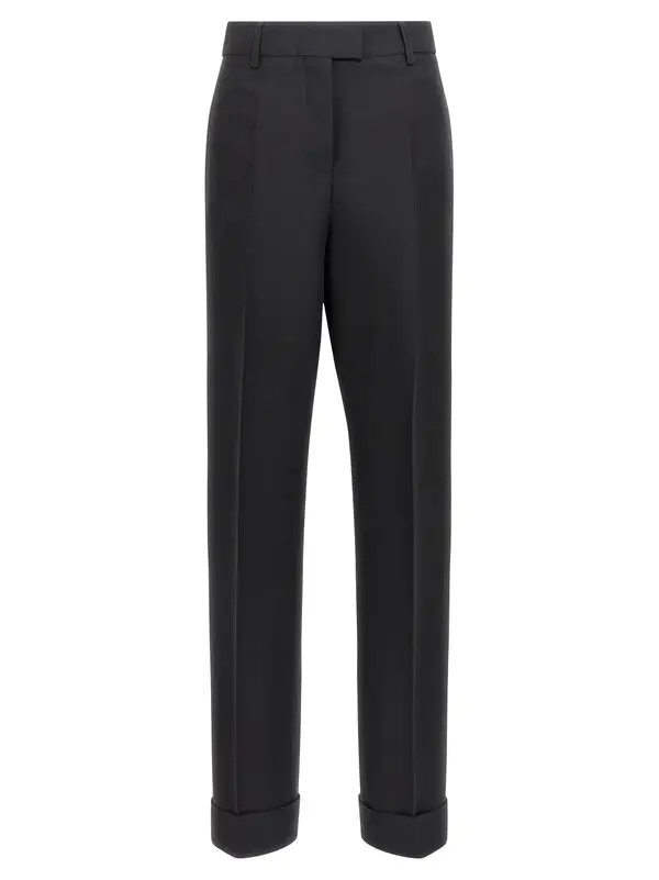 FERRAGAMO Stretched Pleated Trousers