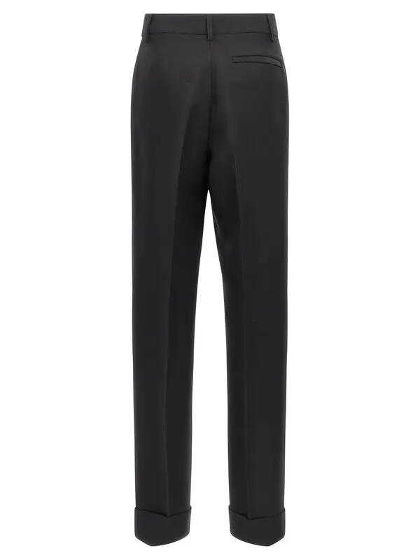 FERRAGAMO Stretched Pleated Trousers