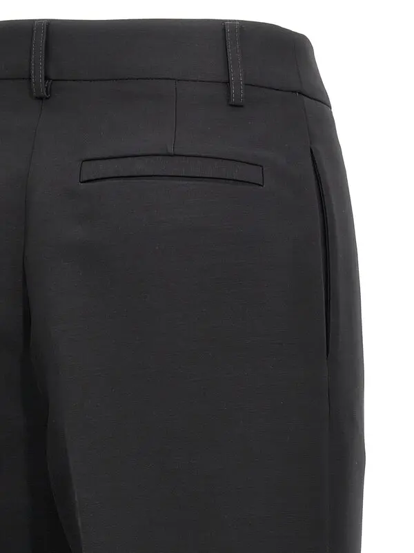 FERRAGAMO Stretched Pleated Trousers