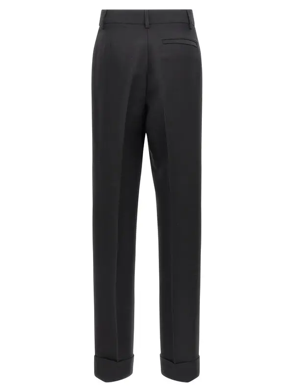 FERRAGAMO Stretched Pleated Trousers