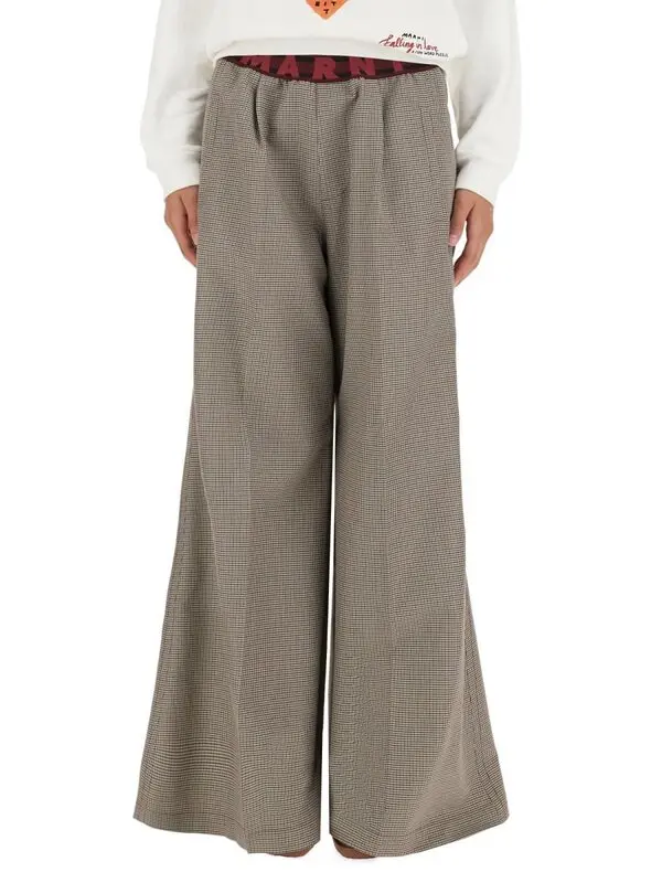 Marni Plaid Pants - Multicolor
