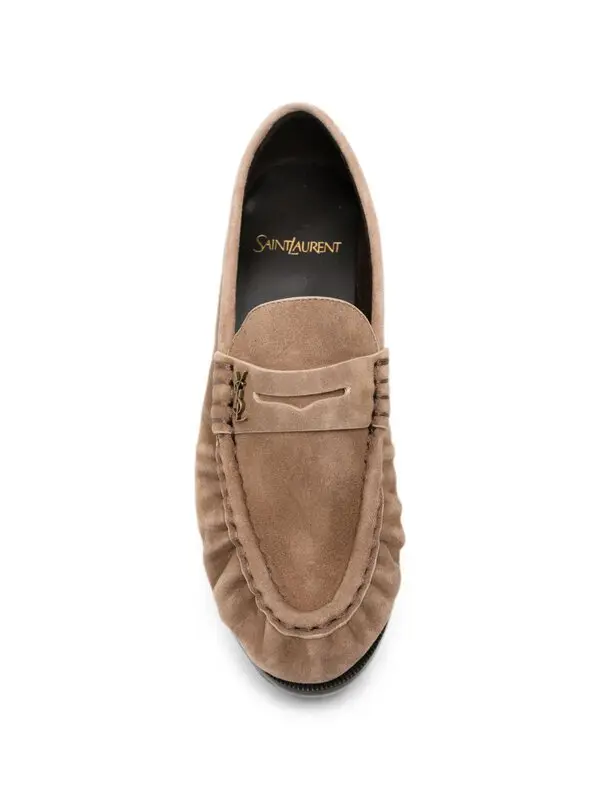Saint Laurent Le Loafer Leather Loafers