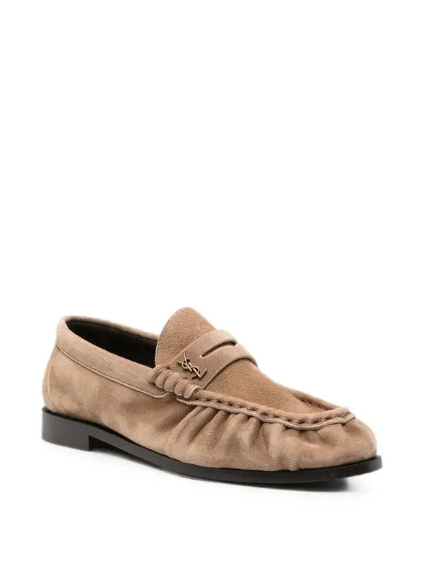 Saint Laurent Le Loafer Leather Loafers