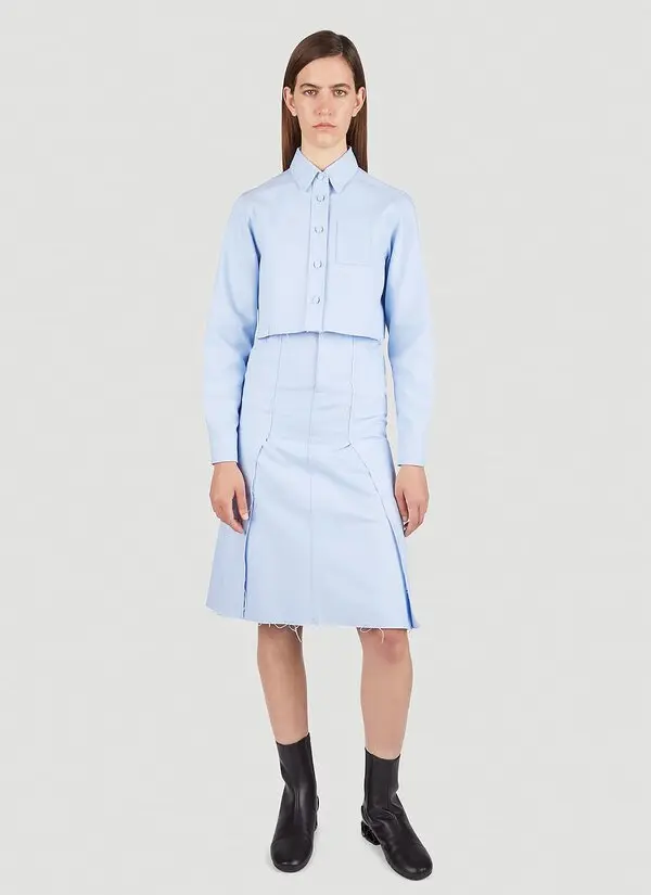 Raf Simons Panel Denim Skirt