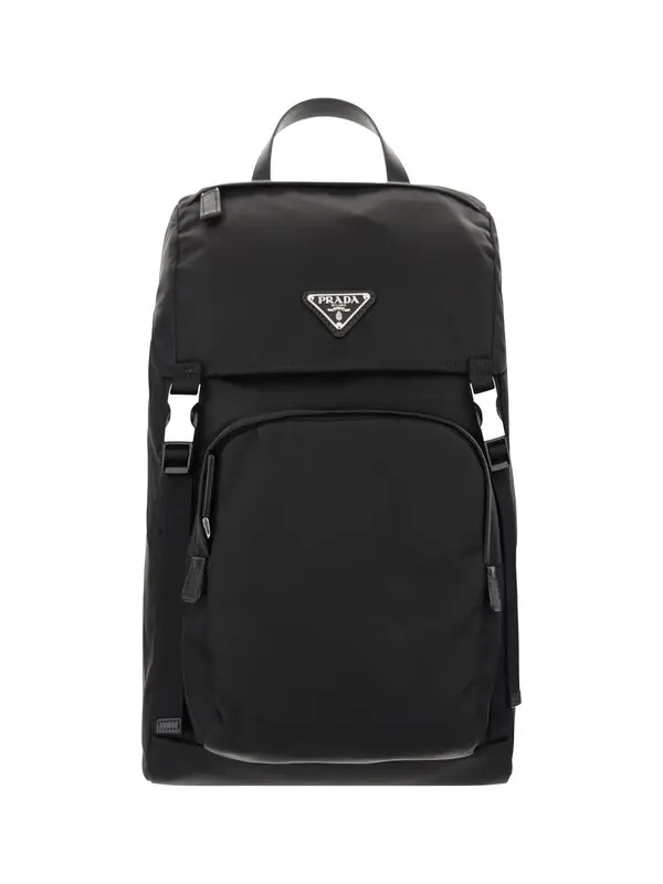 Prada Re-nylon Backpack - Black