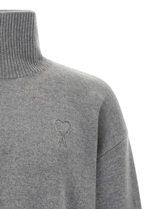AMI Paris Puff Logo Sweater