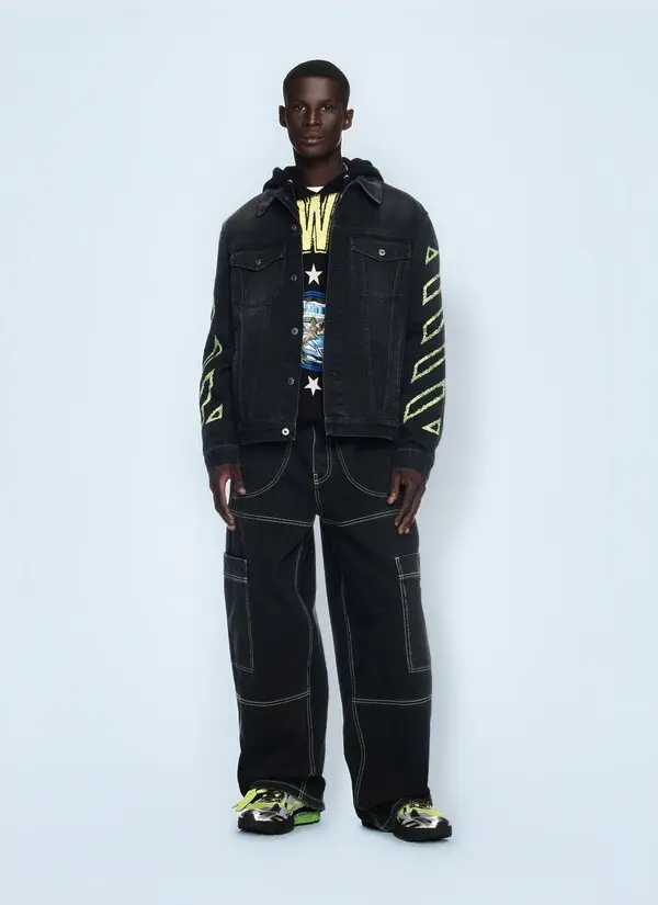 Off-White Irregular Cargo Jeans