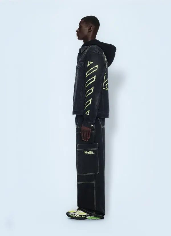 Off-White Irregular Cargo Jeans