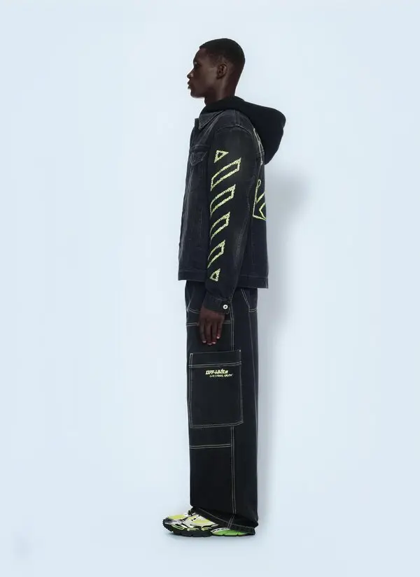 Off-White Irregular Cargo Jeans