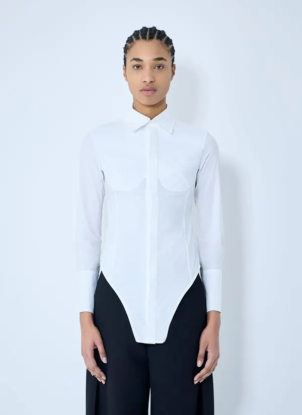 JEAN PAUL GAULTIER Corset Shirt - White