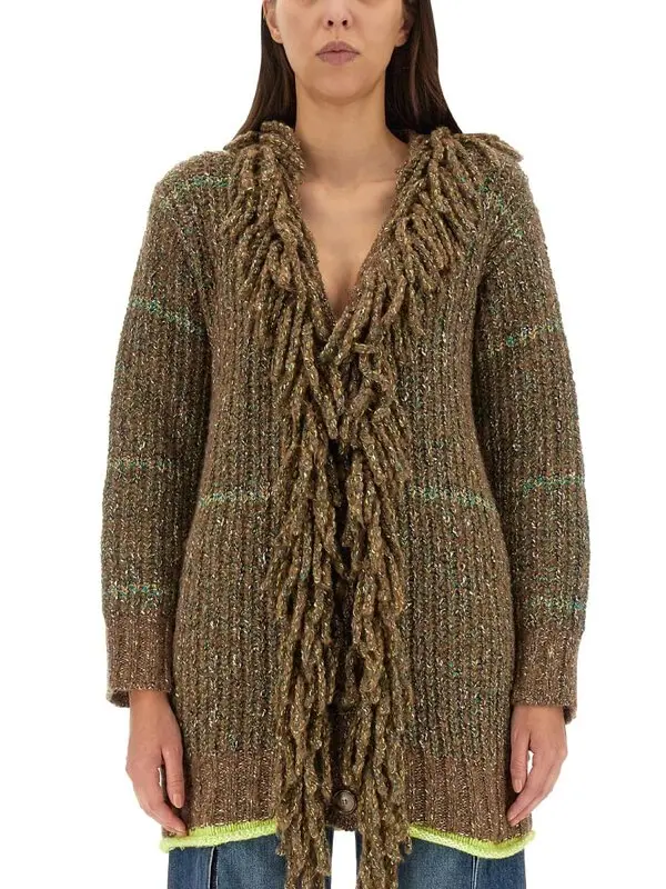 Stella McCartney Wool Blend Cardigan - Multicolor
