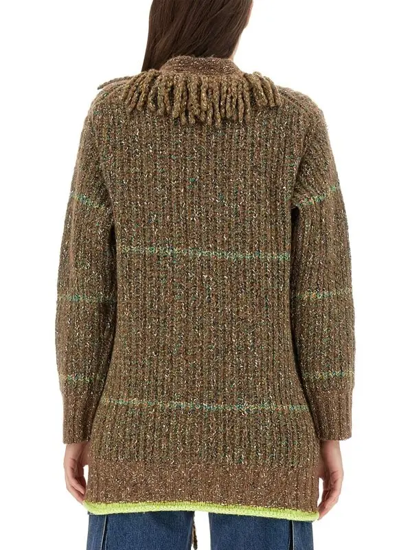 Stella McCartney Wool Blend Cardigan - Multicolor