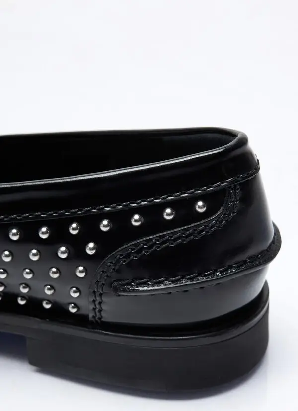 Miu Miu Studded Leather Loafers