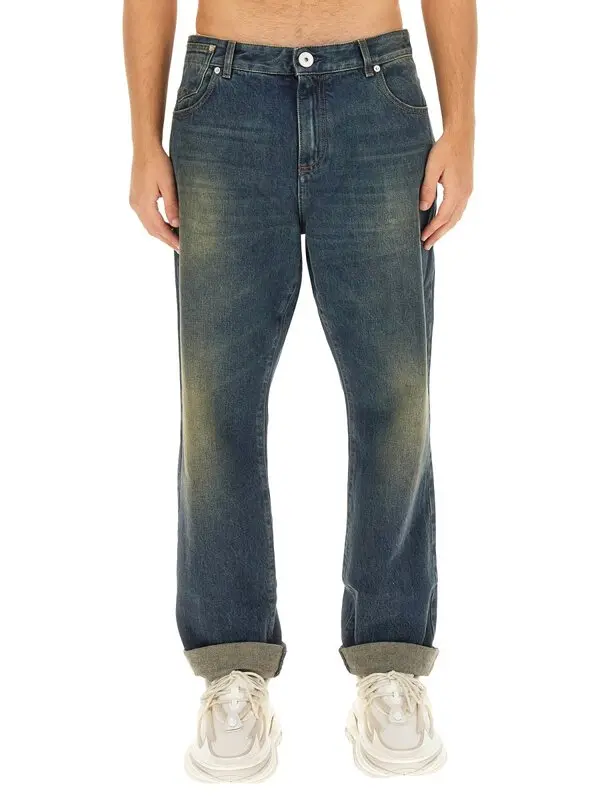 Balmain Jeans In Denim