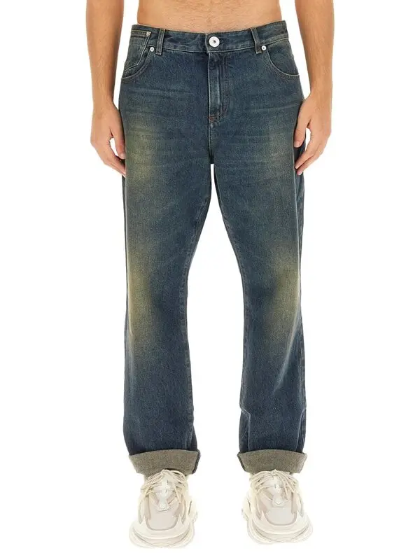 Balmain Jeans In Denim - Blue