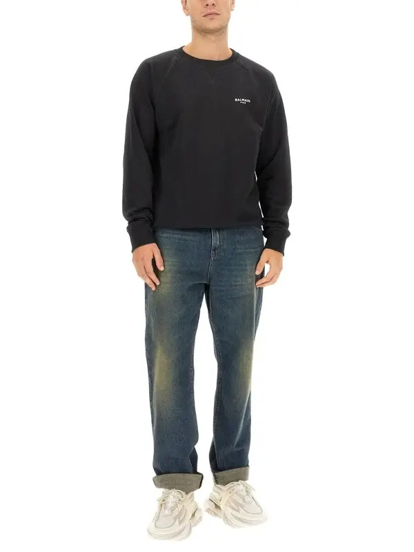 Balmain Jeans In Denim - Blue