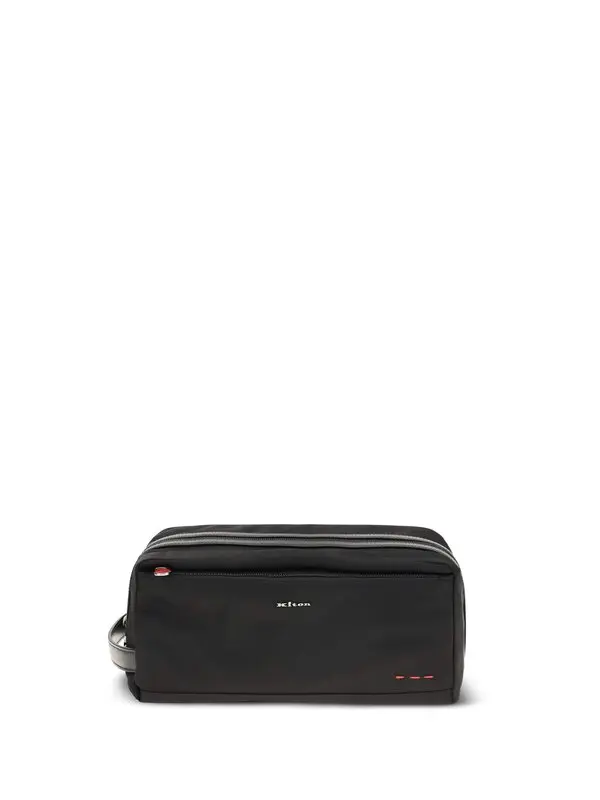 Kiton Nylon Cosmetic Pouch - Black