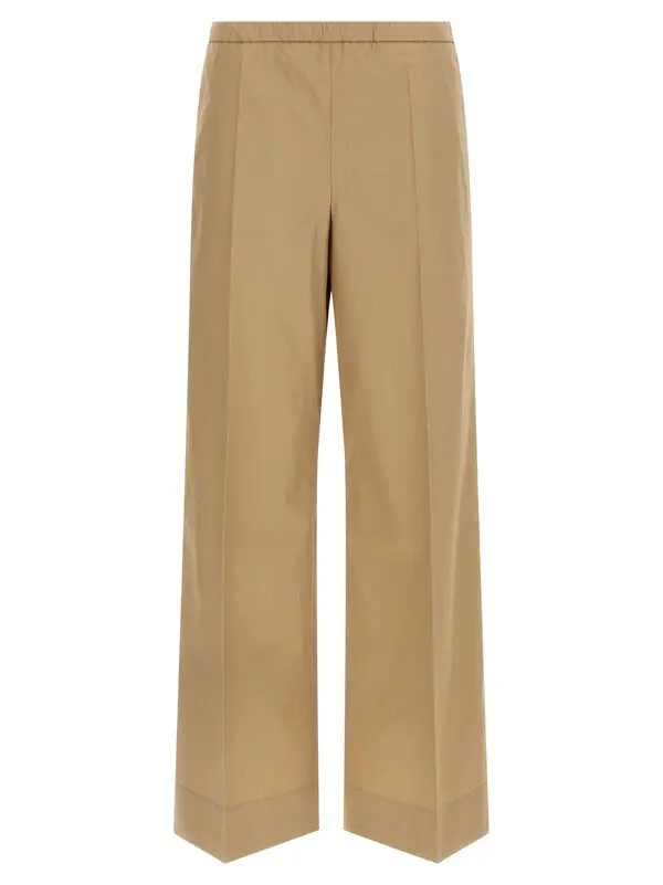 Moncler Grosgrain Logo Patch Pants