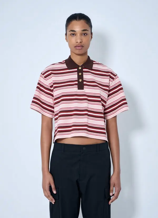 Moncler Striped Polo Shirt