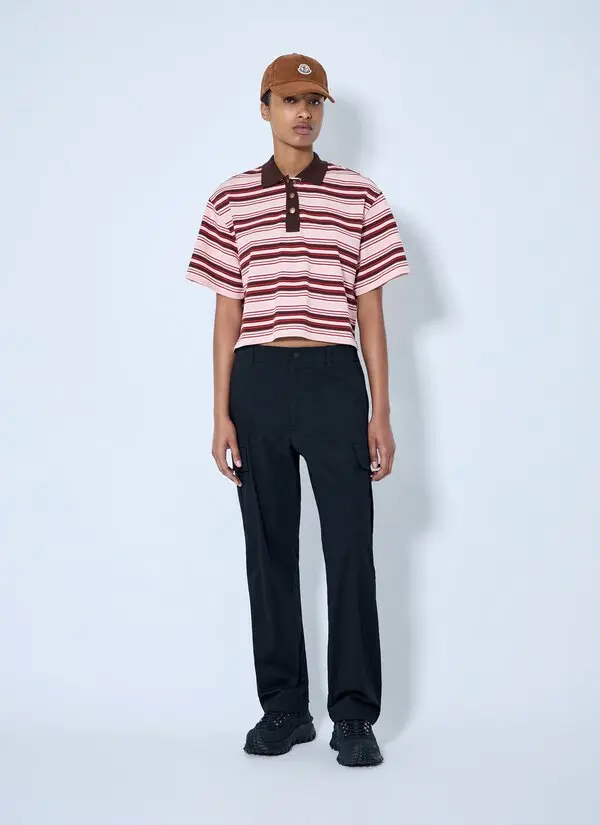 Moncler Striped Polo Shirt