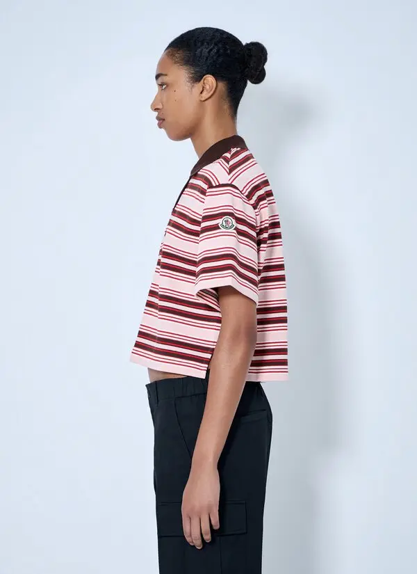 Moncler Striped Polo Shirt