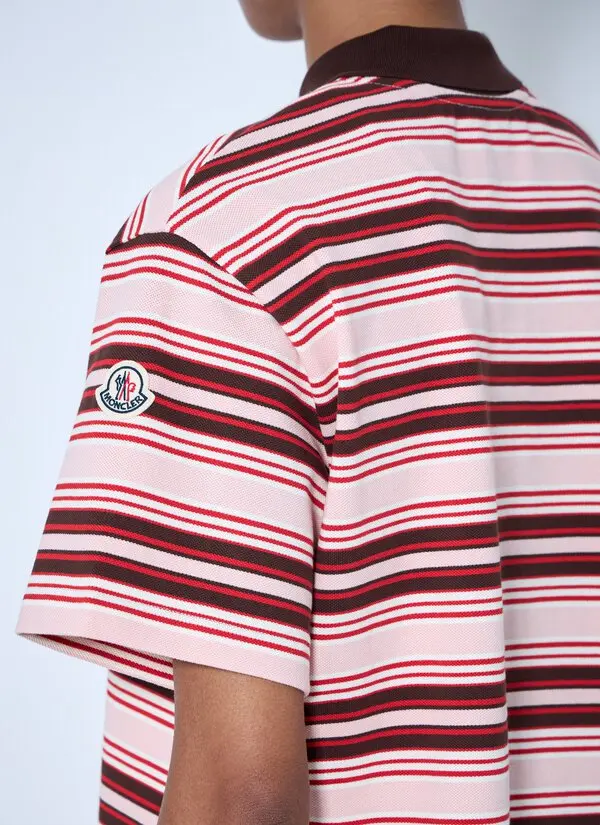 Moncler Striped Polo Shirt