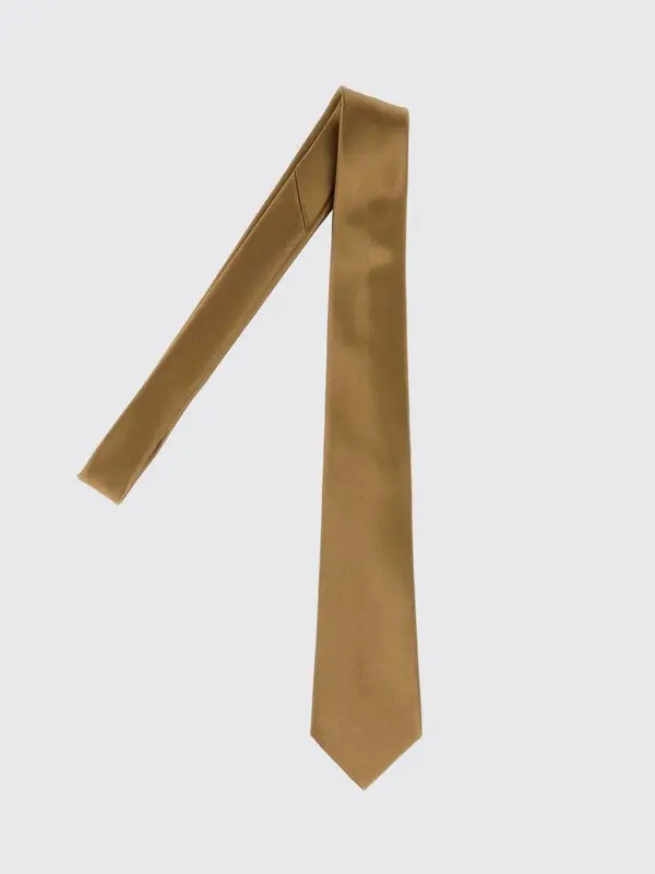 Saint Laurent Silk Tie - Cream