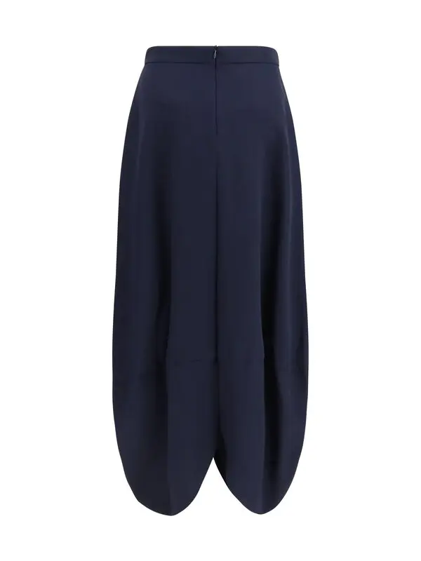 Giorgio Armani Pleated Silk Skirt