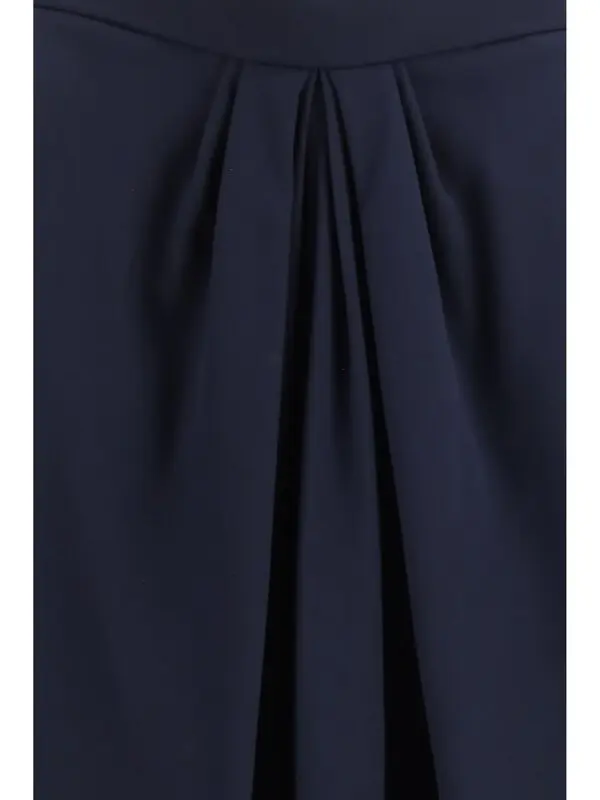 Giorgio Armani Pleated Silk Skirt