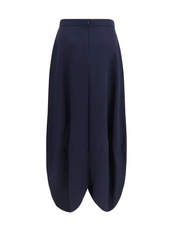 Giorgio Armani Pleated Silk Skirt
