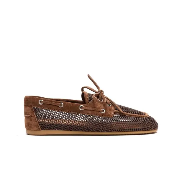 Miu Miu Suede Loafers - Brown