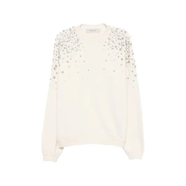 GOLDEN GOOSE Neutrals Sweaters & Knitwear Sweatshirts - Cream