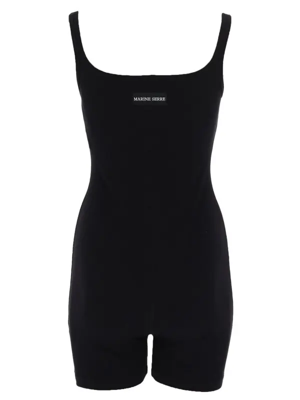 MARINE SERRE Short Jumpsuit With Logo