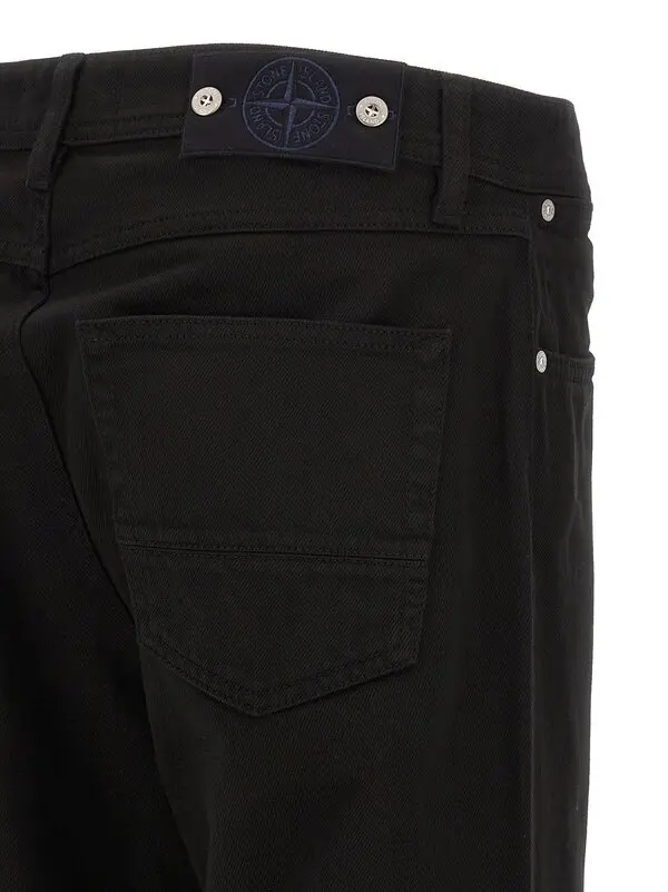 Stone Island Bull Denim Jeans - Black
