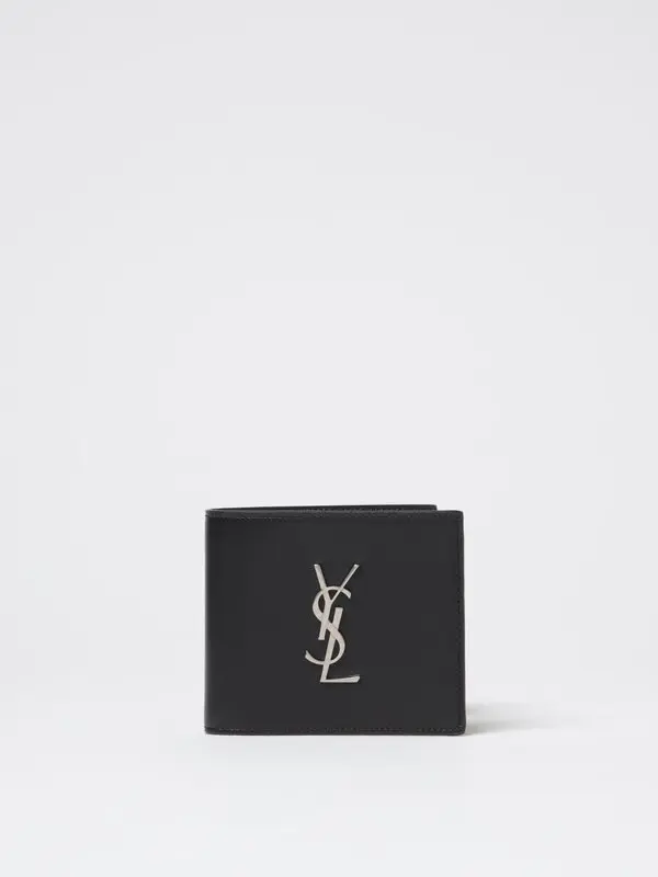 Saint Laurent Cassandre East/west Leather Wallet