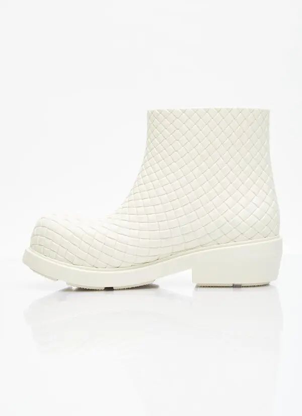 Bottega Veneta Fireman Intreccio Ankle Boots