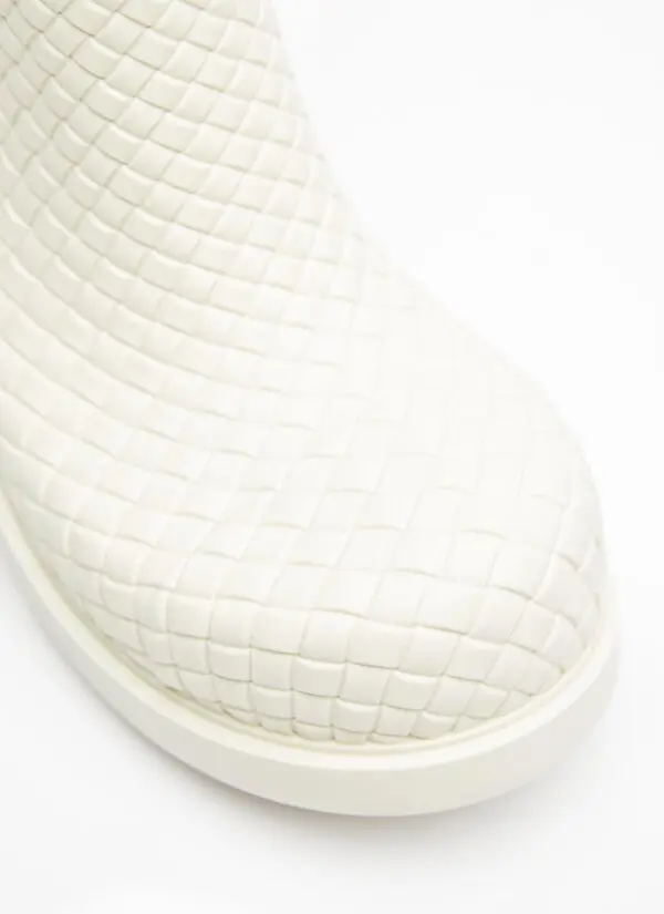 Bottega Veneta Fireman Intreccio Ankle Boots