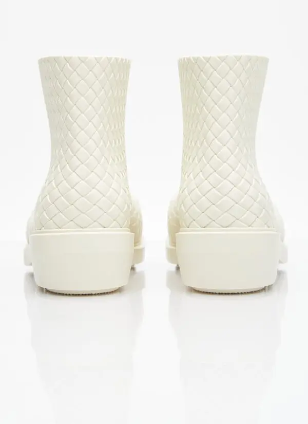 Bottega Veneta Fireman Intreccio Ankle Boots