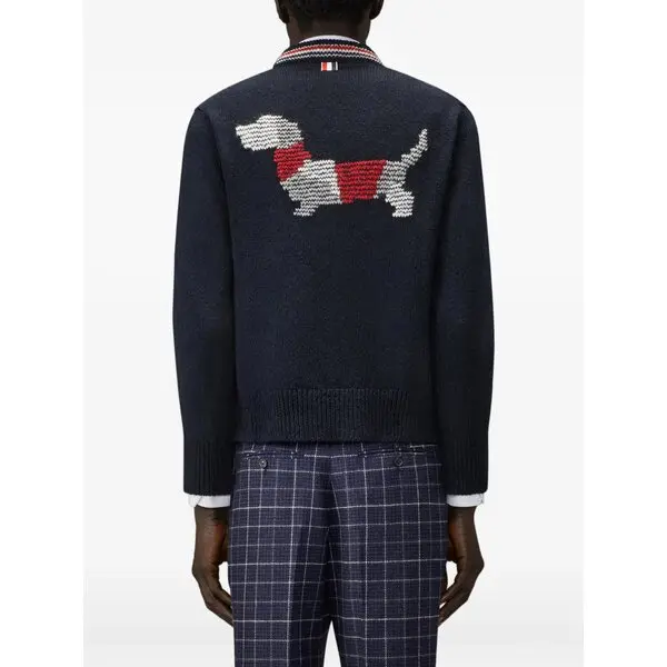 Thom Browne Hector Motif Cardigan