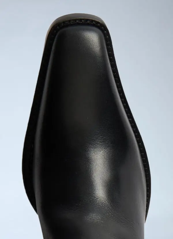 Off-White Leather For Walking Loop Boots