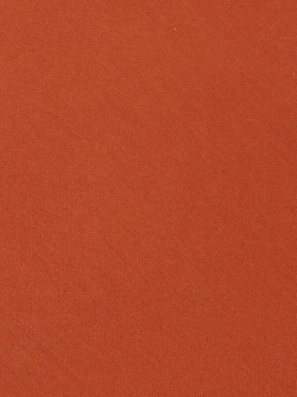 Saint Laurent Classic Pure Silk Tie With Logo Loop - Orange