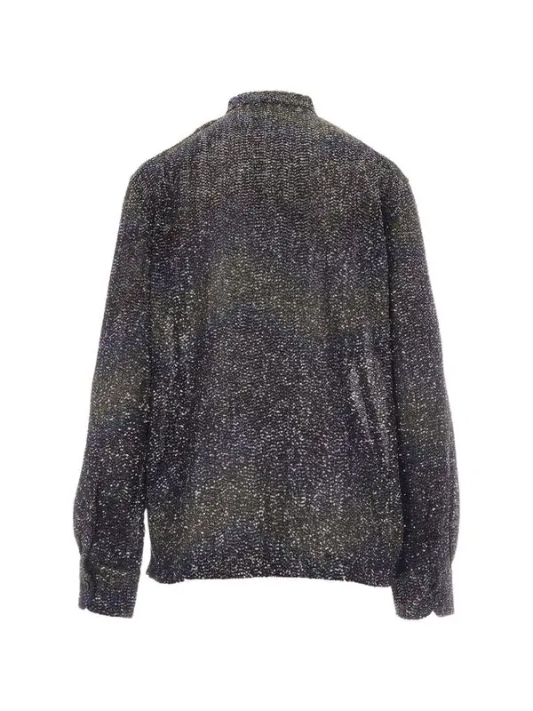 Missoni Sequined Zigzag Pattern Long Sleeve Shirt - Multicolor