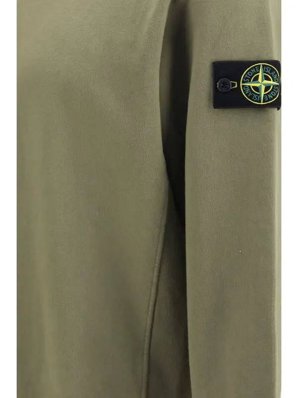 Stone Island Crewneck Cotton Sweatshirt