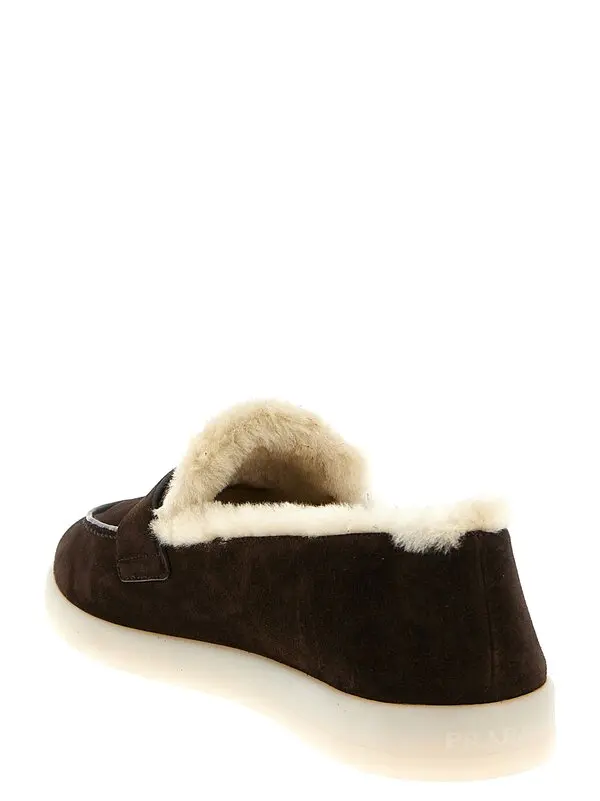 Prada Suede Loafers