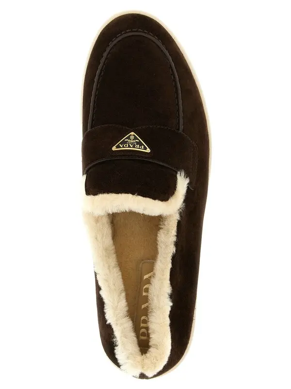 Prada Suede Loafers