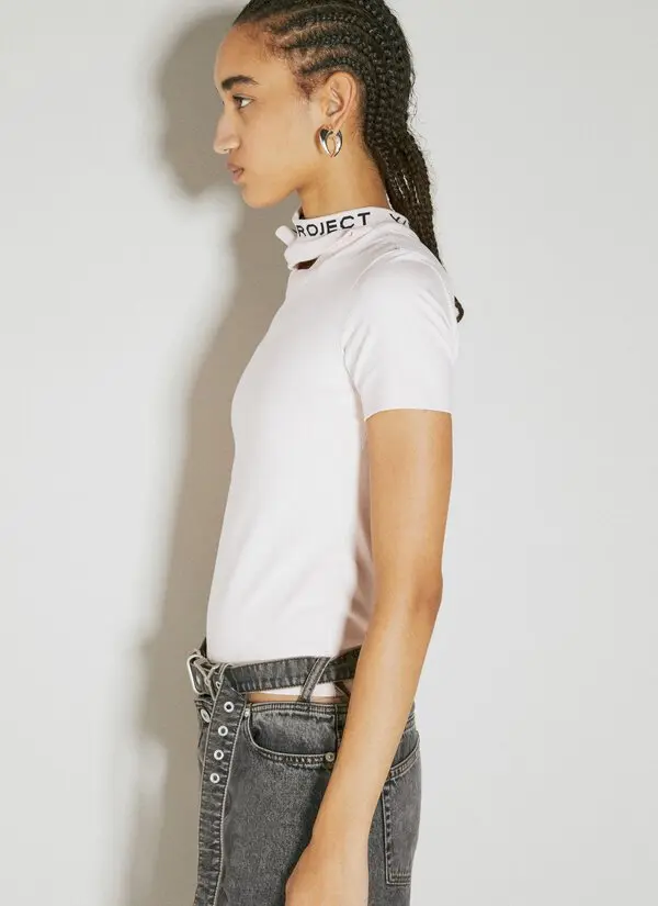 Y/project Triple Collar Fitted T-shirt