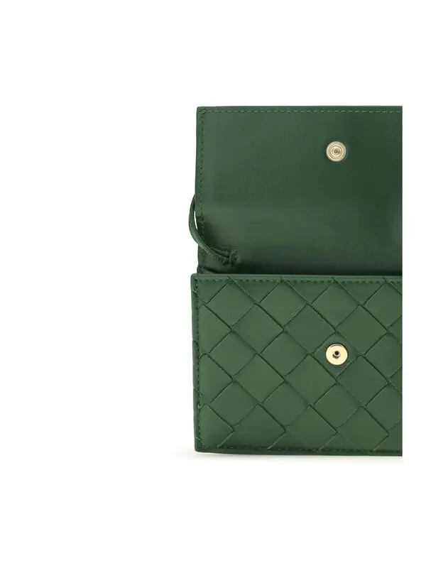 Bottega Veneta Knot Card Holder - Green