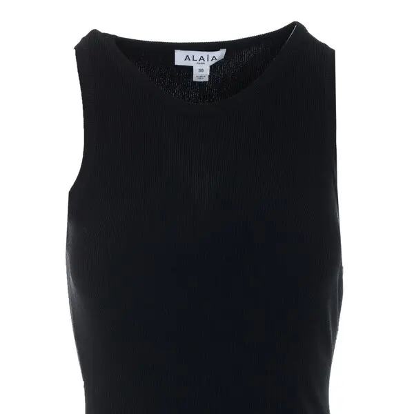 Alaïa Pleated Sheer Dress