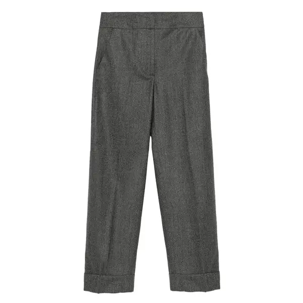 Peserico Grey Trousers Tailored Trousers