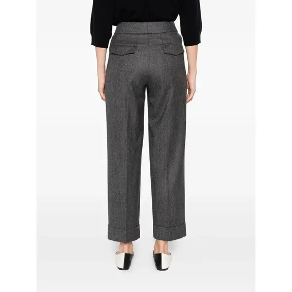 Peserico Grey Trousers Tailored Trousers